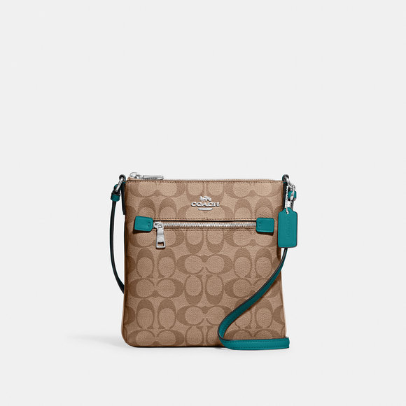 Coach | Bags | Nwt Coach Outlet Mini Rowan File Bag In Signature Canvas ...